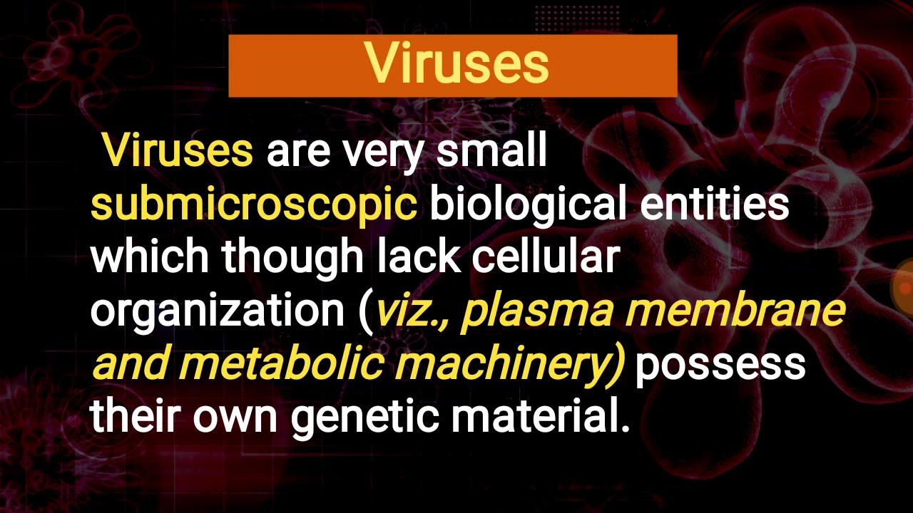 General Properties of Viruses# kya virus zinda hote hai# virus kaise ...
