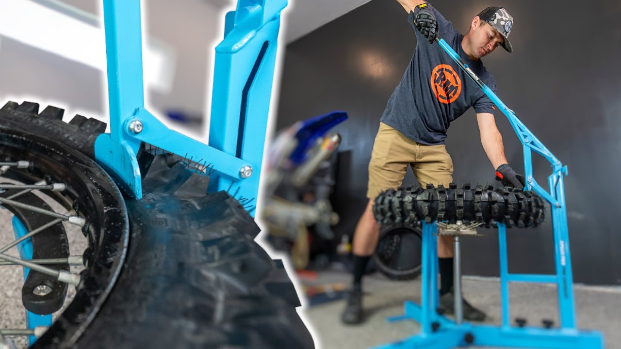 The EASY Way to Change a Bib Mousse in Your Dirt Bike Tire - YouTube