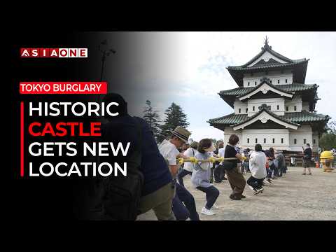 Hundreds Pull Historic Castle With Ropes in Japan Preservation Project | Asia One News