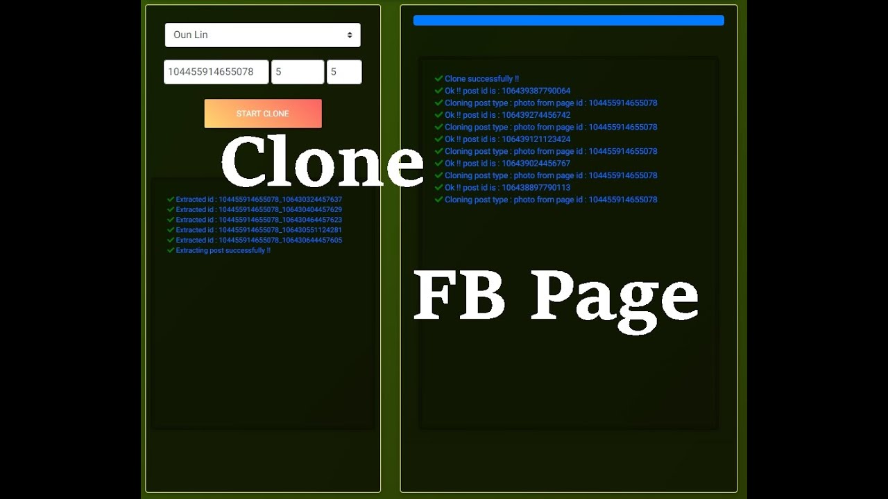 How to clone facebook page 2020 on google chrome របៀបរក្សារទុកហ្វេសប៊ុក ...