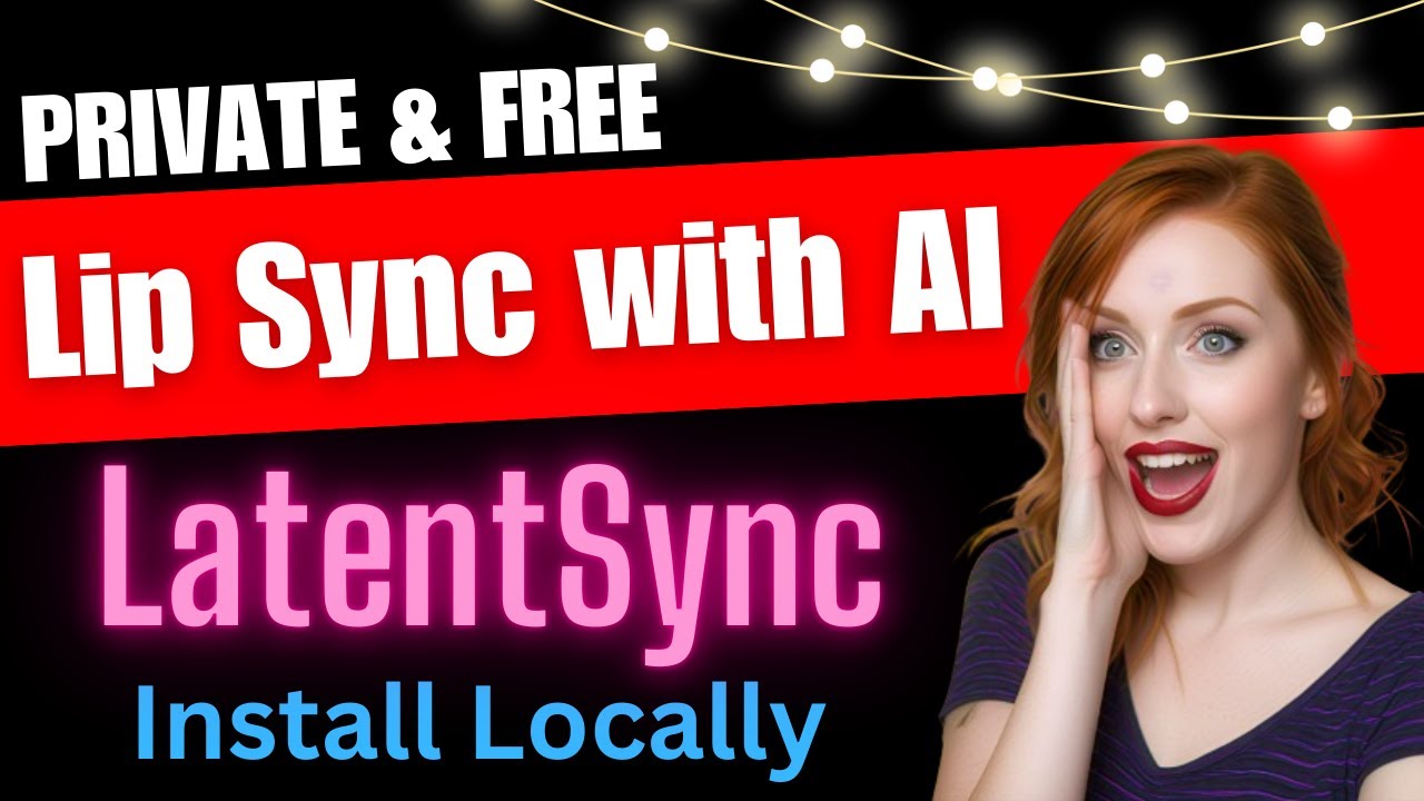 Install LatentSync Locally for Lip Sync Any Video with AI - YouTube