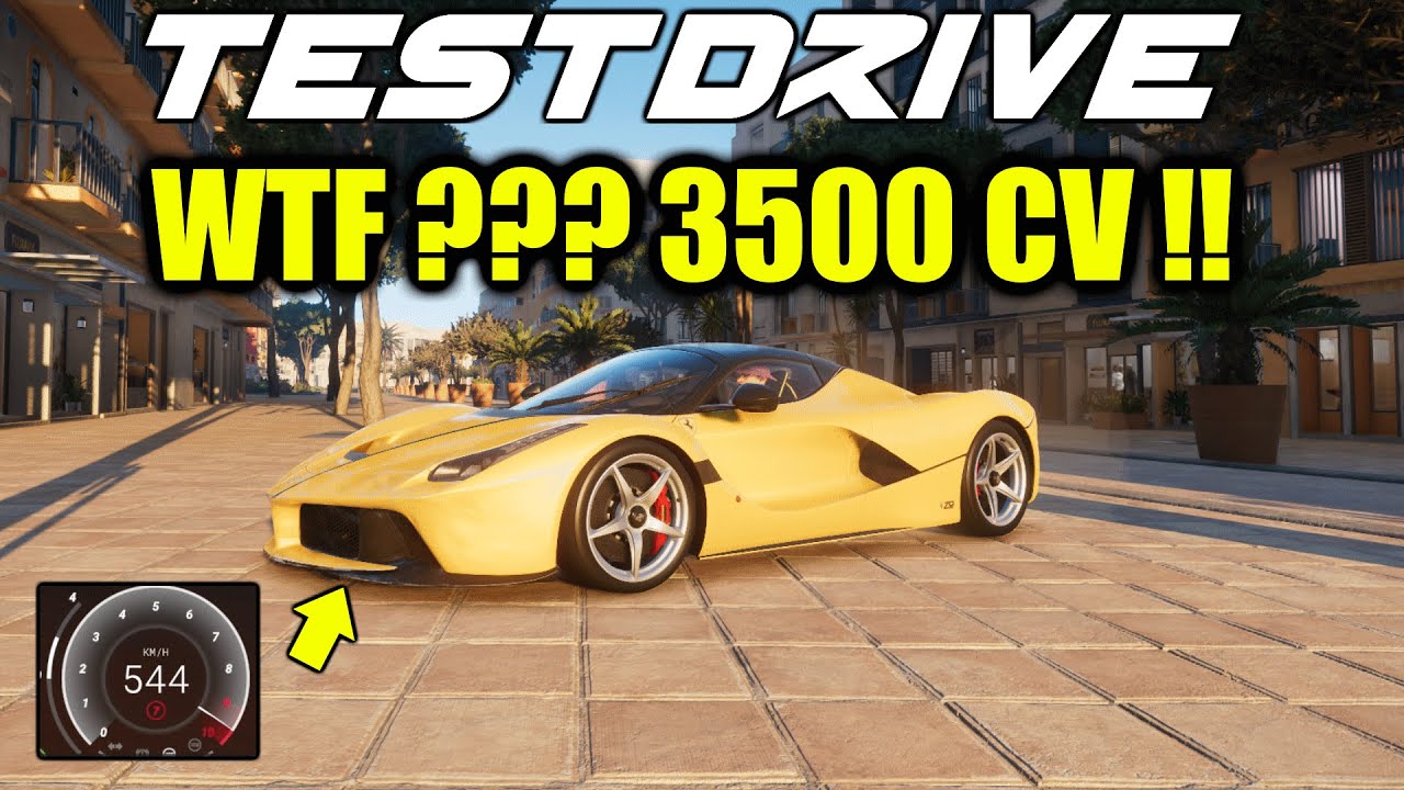 😂 3500 CV FERRARI LAFERRARI TEST DRIVE SOLAR CROWN - YouTube