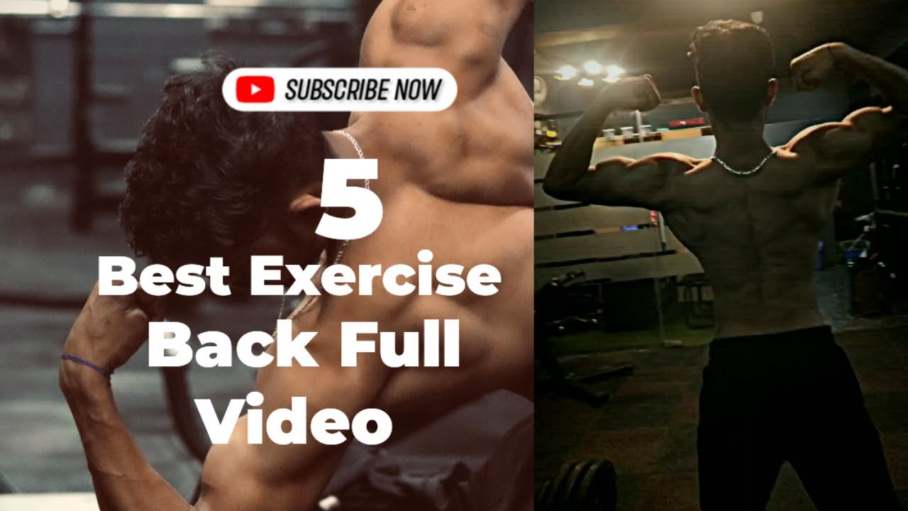 5 BEST EXERCISE BACK FULL VIDEO / Vlogspawan WORKOUT BACK - YouTube