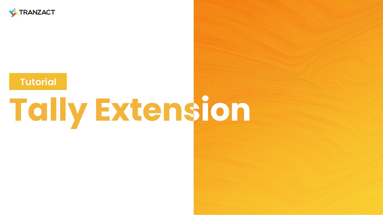 How to Transfer Data to and from Tally? - YouTube