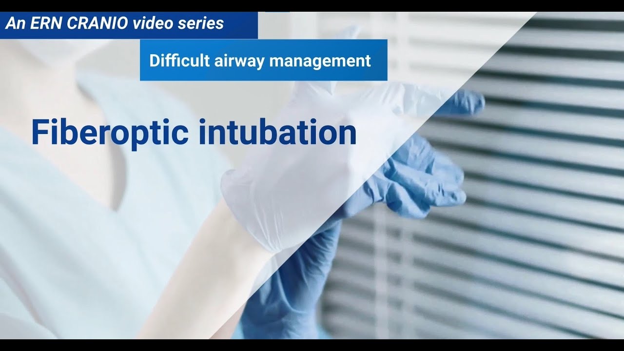 Difficult airway management: Fiberoptic intubation - YouTube