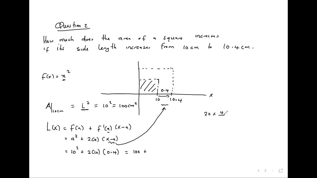 Linearization and Error Analysis Application part 1 - YouTube