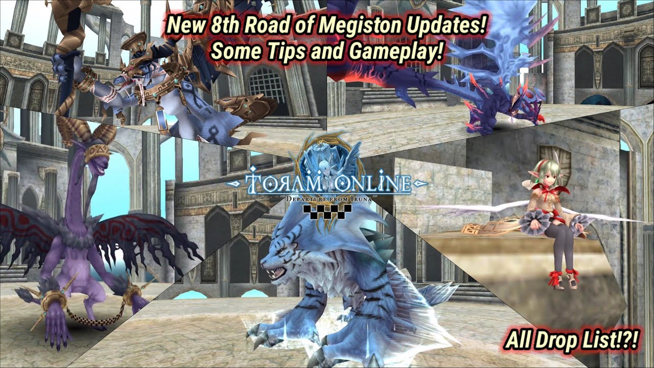 Toram Online - Some Tips and Gameplay on New 8th Road of Megiston & All Drop List!!! - YouTube