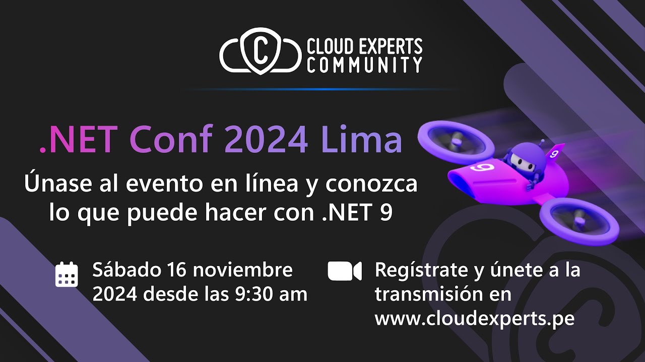 .NET Conference 2024 - Lima - YouTube