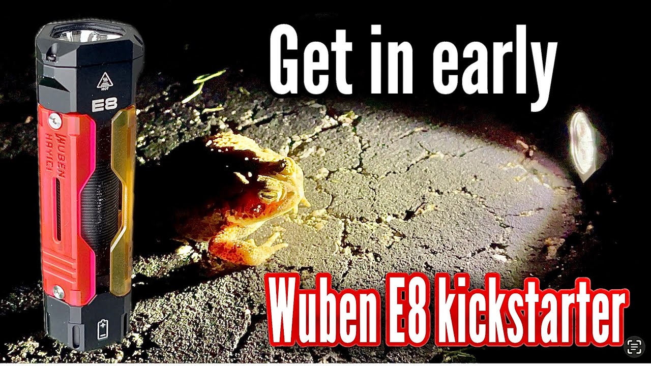 Get in on the Wuben E8 Kickstarter flashlight that you can customize ...
