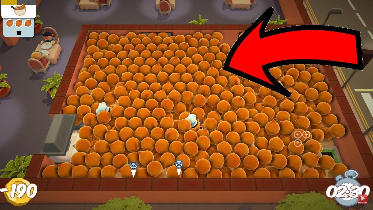 Overcooked ONION record. Because yes. - YouTube