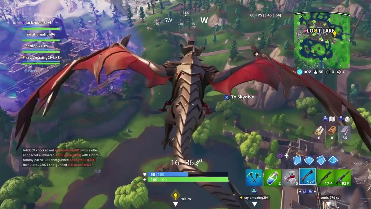 Playing with kitsune (fortnite squad ) - YouTube