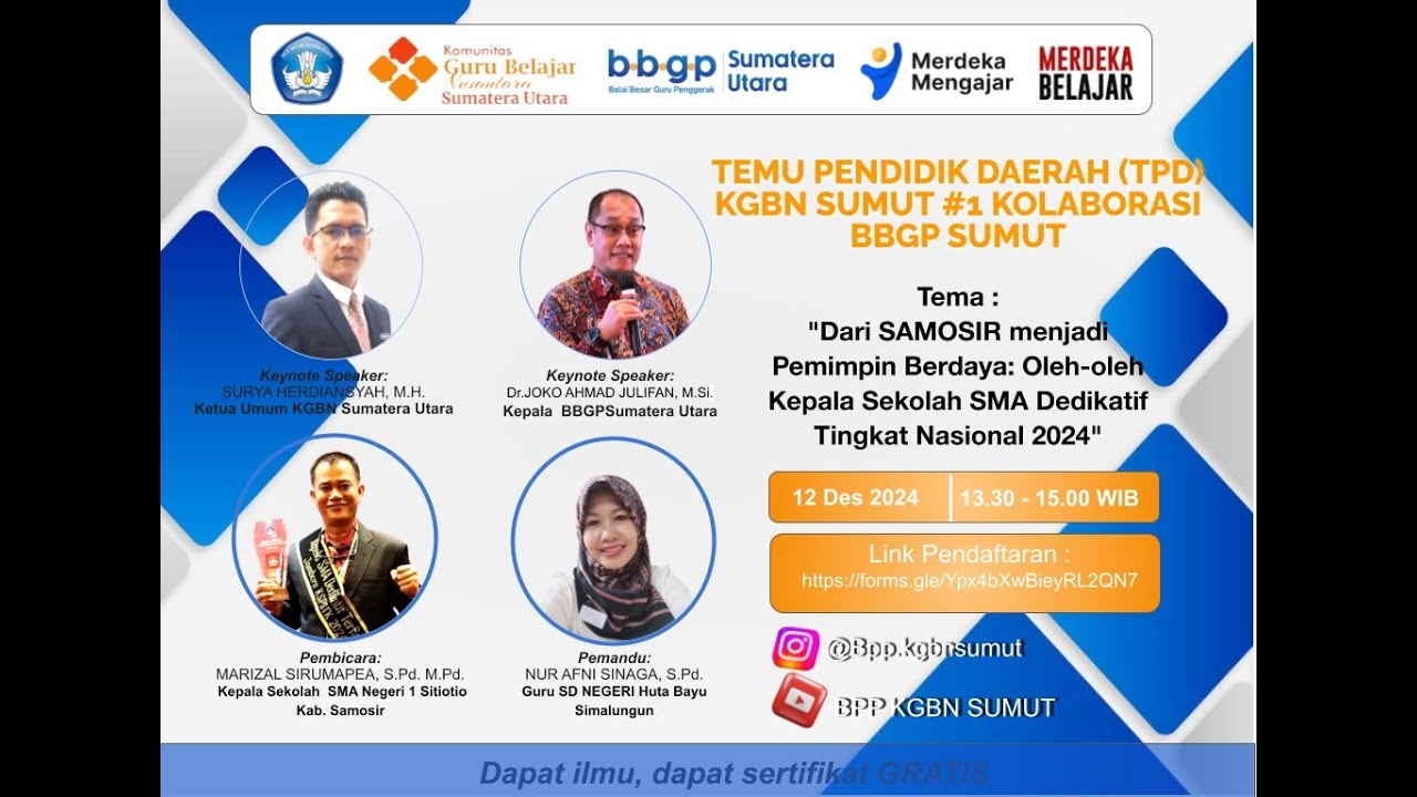 TPD BPP KGBN SUMUT KOLABORASI BBGP SUMUT - YouTube