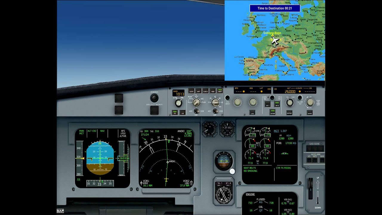 A320: Inflight-Entertainment-System [FS9] [1080p fullHD] - YouTube