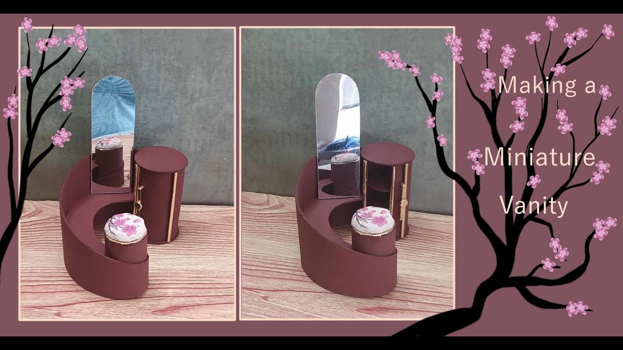 Making a Miniature Vanity - YouTube