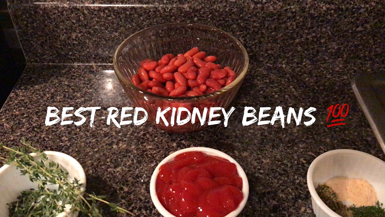 CHEF PRIME'S GOURMET RED KIDNEY BEANS!! - YouTube