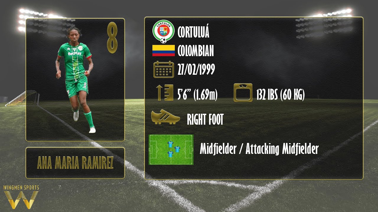 2022 Highlights of Ana Maria Ramirez - Midfielder of Cortulua - YouTube