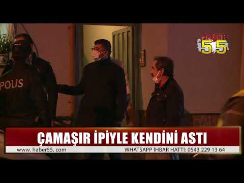 SAMSUN'DA BUNALIMA GİREN GENÇ YAŞAMINA SON VERDİ