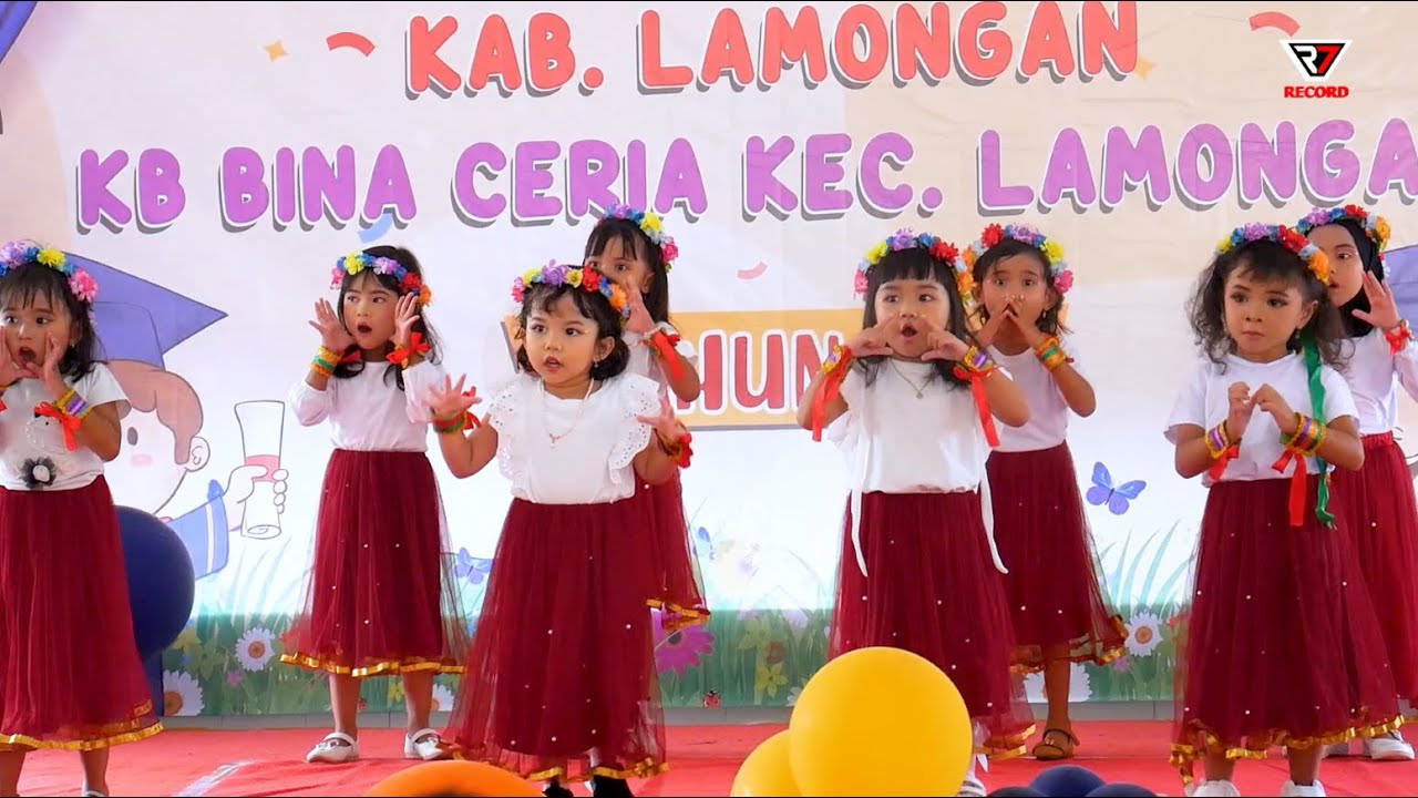 Tari Go Run PAUD KB Bina Ceria Kab. Lamongan - YouTube