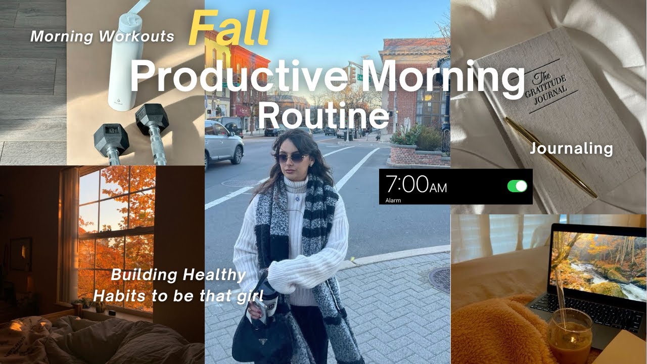 7 AM Morning Routine for a Productive day|Healthy habits to start your ...