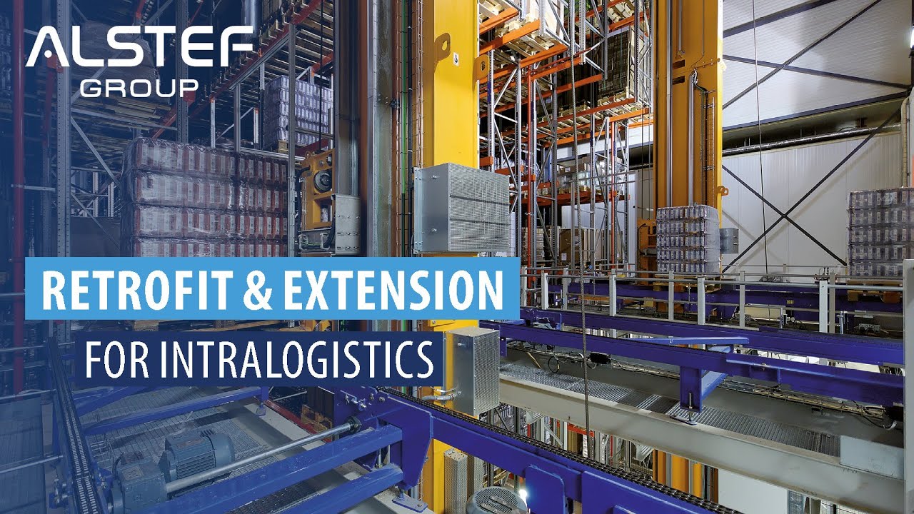 Intralogistics systems retrofit | Alstef Group - YouTube
