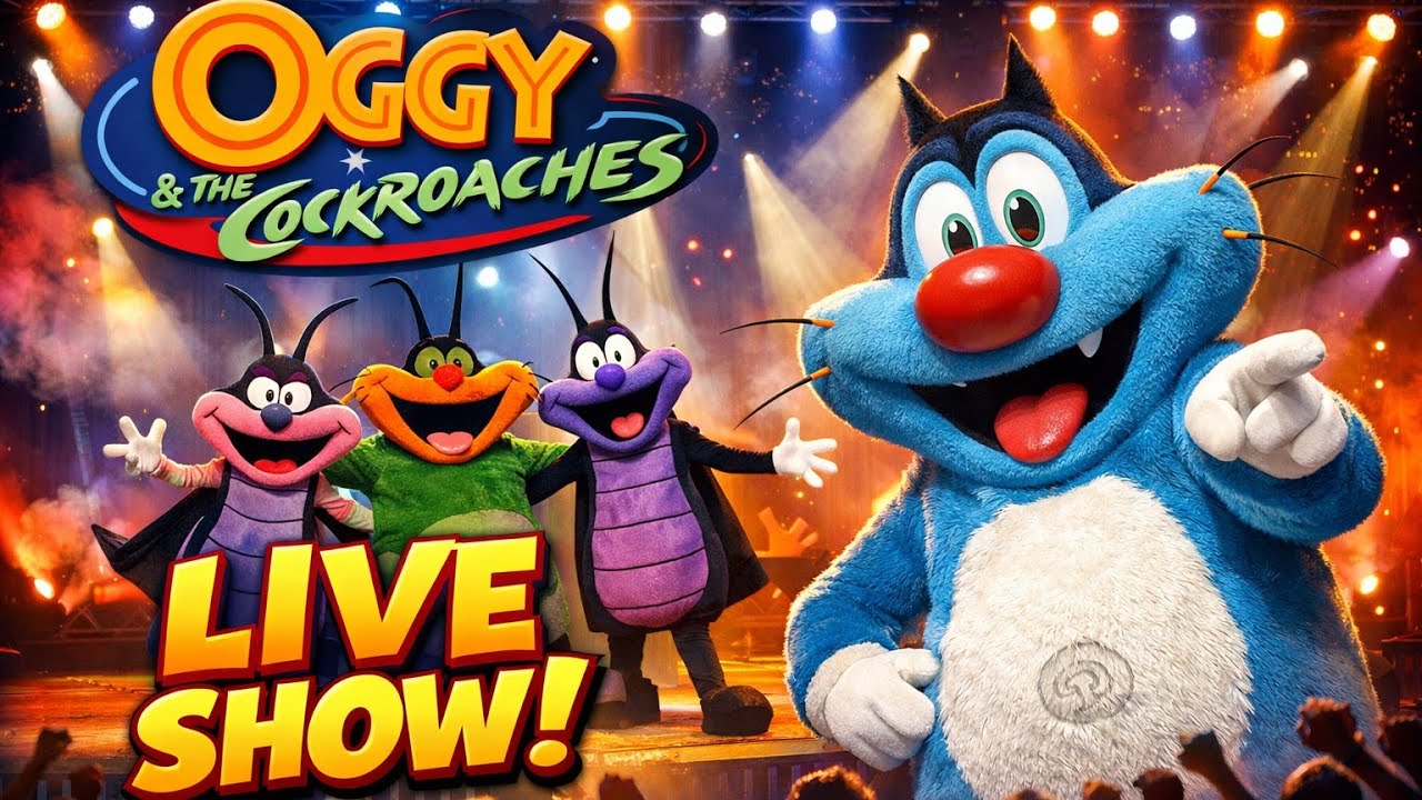 Oggy and The Cockroaches Live Show Part 4 #oggy #oggyandthecockroaches ...