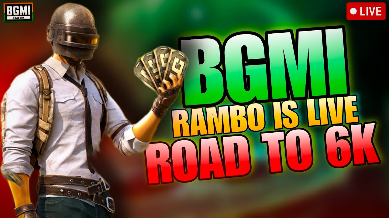 Rambo is Live || Road To 6K || - YouTube