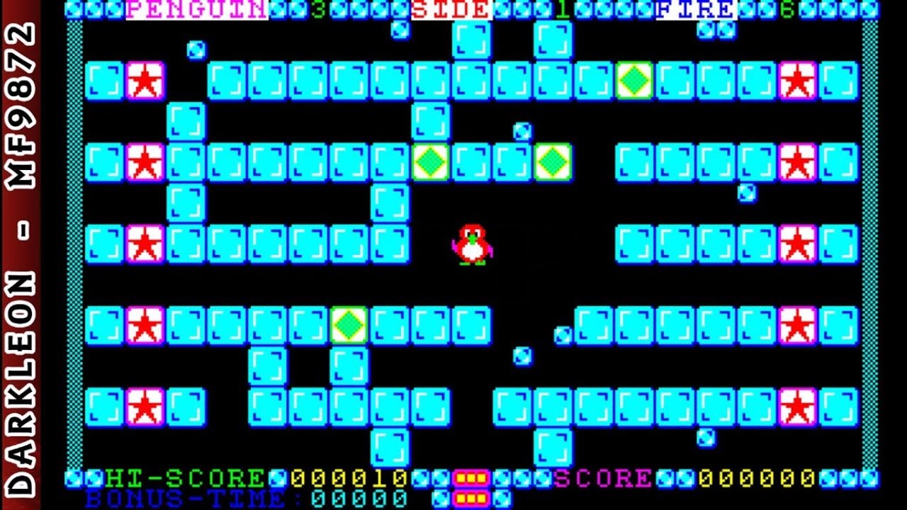 Sharp X1 - Ice Block © 1983 dB Soft - Gameplay - YouTube