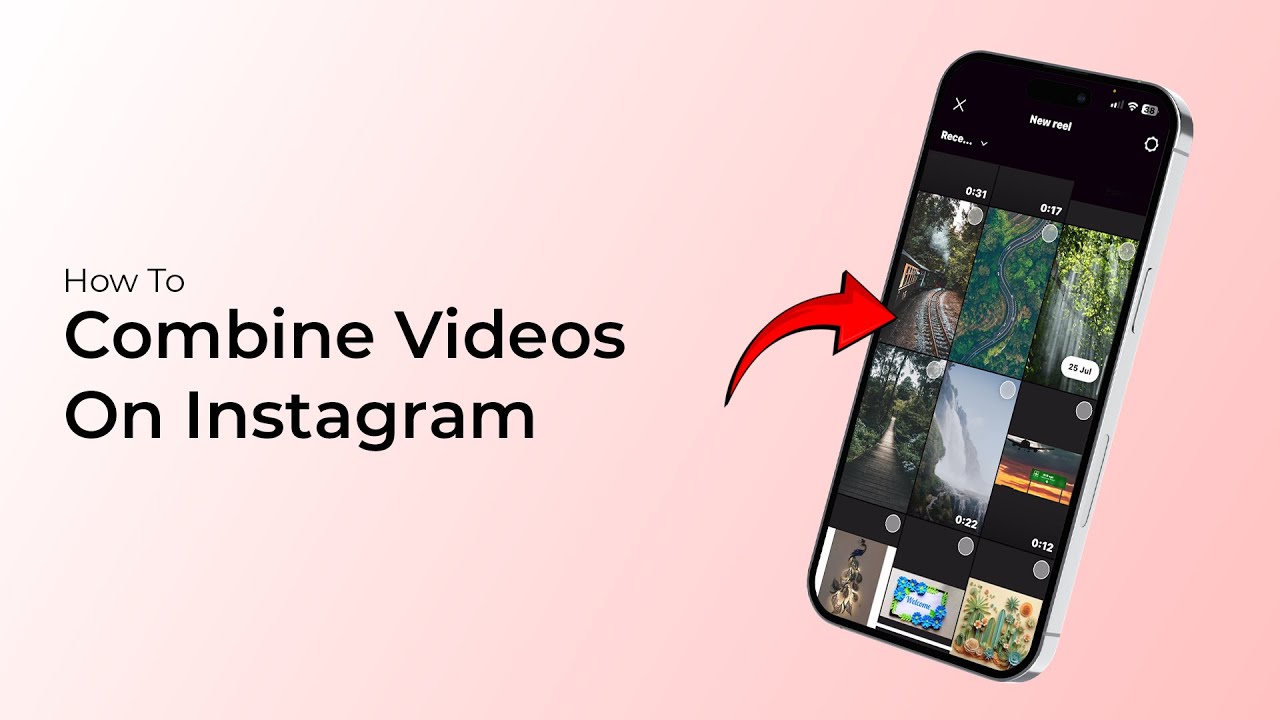How To Combine Videos On Instagram Reels? - YouTube