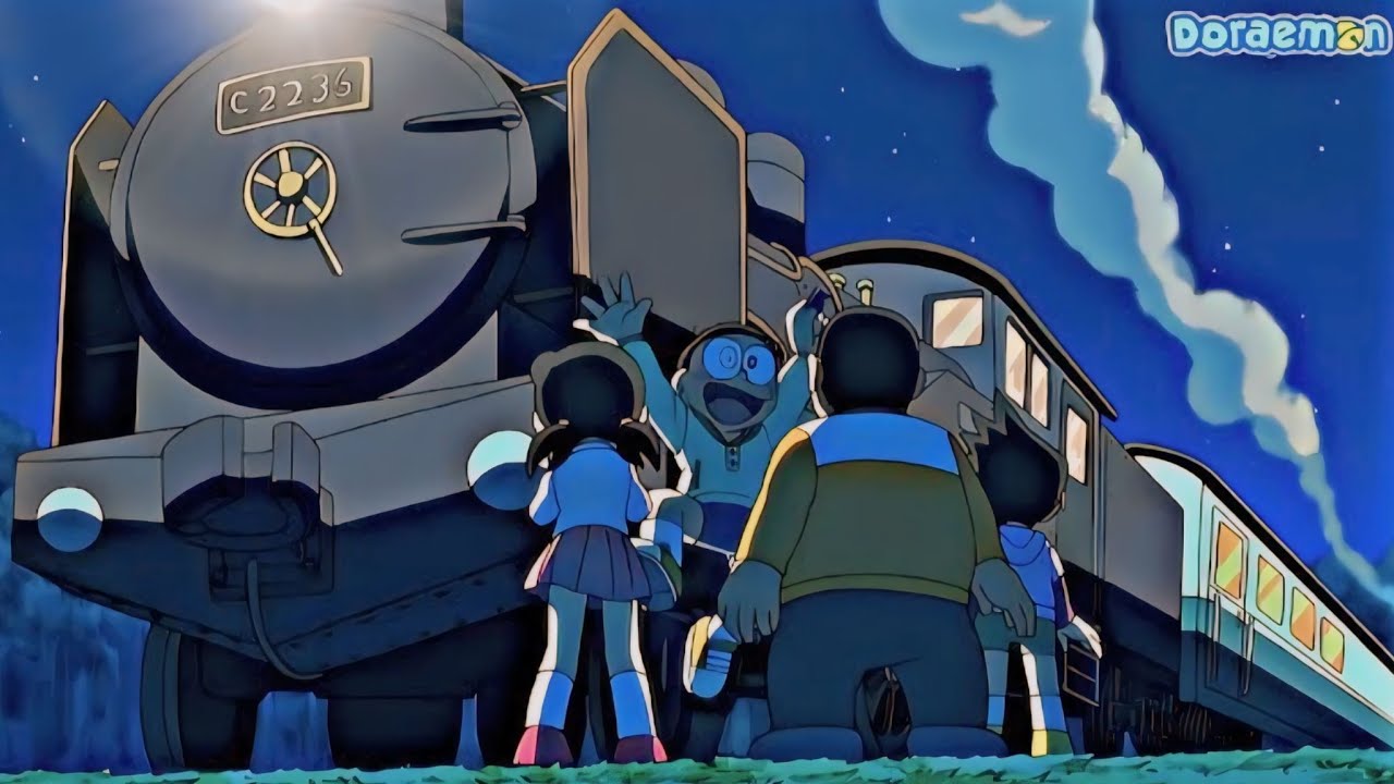 Doraemon: 💥Spacial long Movie Nobita Explain Space train🚉 |Jiyan ...