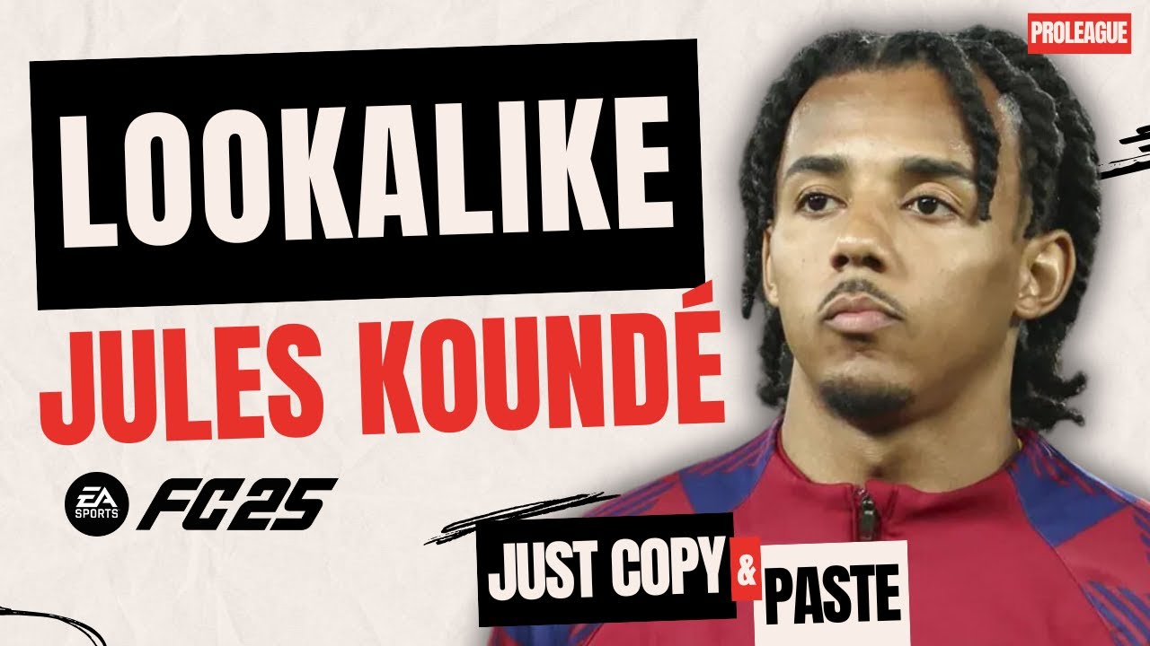 Jules Koundé Face Creation in EA FC 25 - Pro Club & Career Mode ...