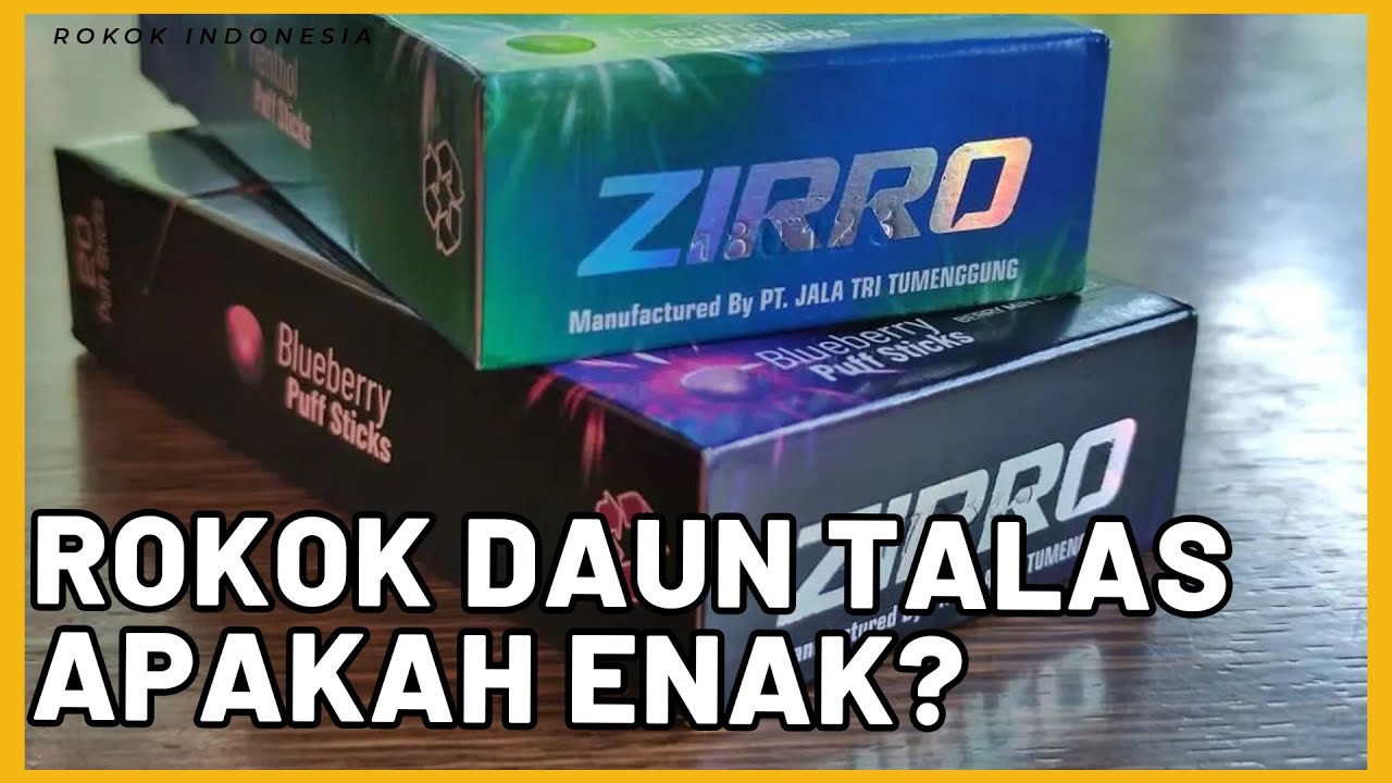 MENCOBA ROKOK DAUN TALAS | MENCOBA PERTAMA KALI - YouTube