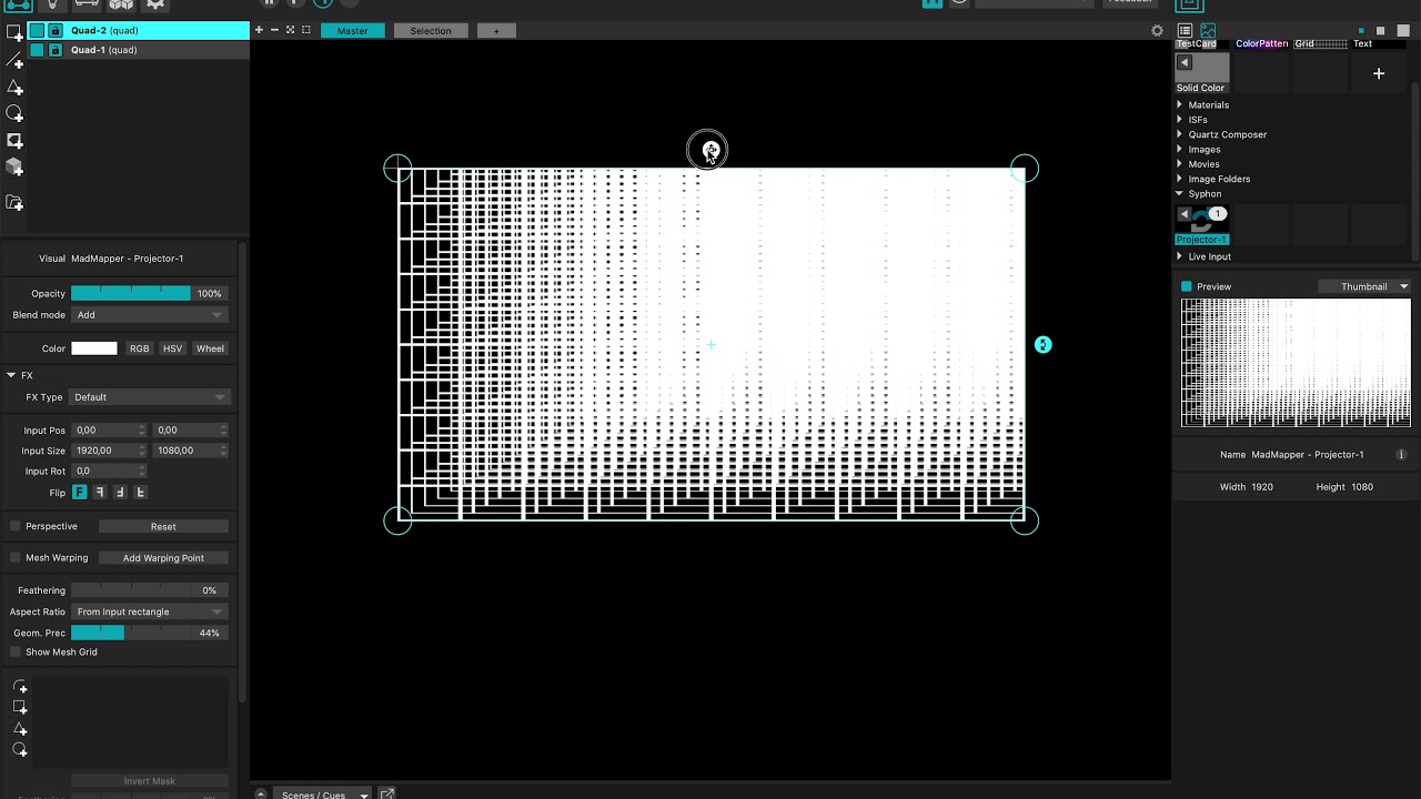 Video Feedback / MadMapper 4 - YouTube
