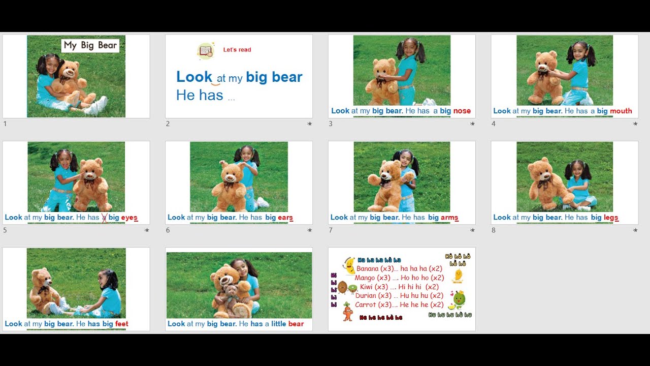 Đọc truyện Tiếng Anh KSTN K6| Day 3 - My big bear - YouTube