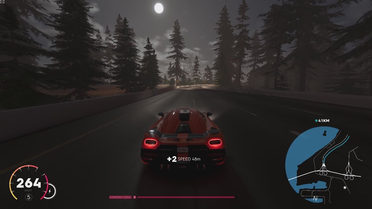 The Crew 2 - Koenigsegg Agera Night Trip - New York to Miami / Key West ...