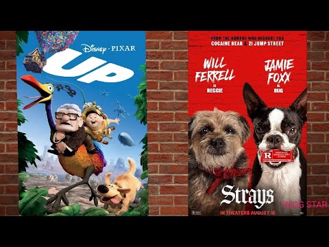 Carl And Russell From Disney.Pixar Up Come Across A Dog Named Dug (Doug ...