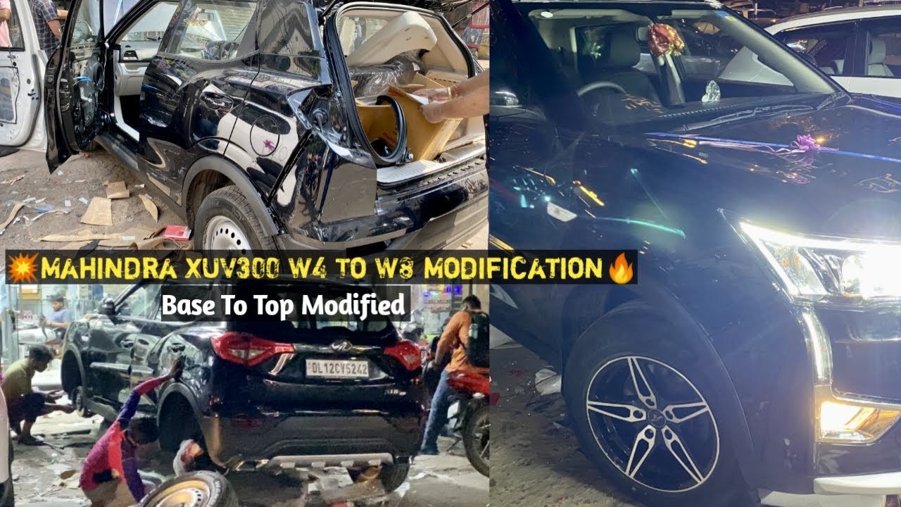 2022 Xuv300 Facelift W4 Modified🔥 Xuv300 W4 to W8🔥 Xuv300 Modification🔥 ...
