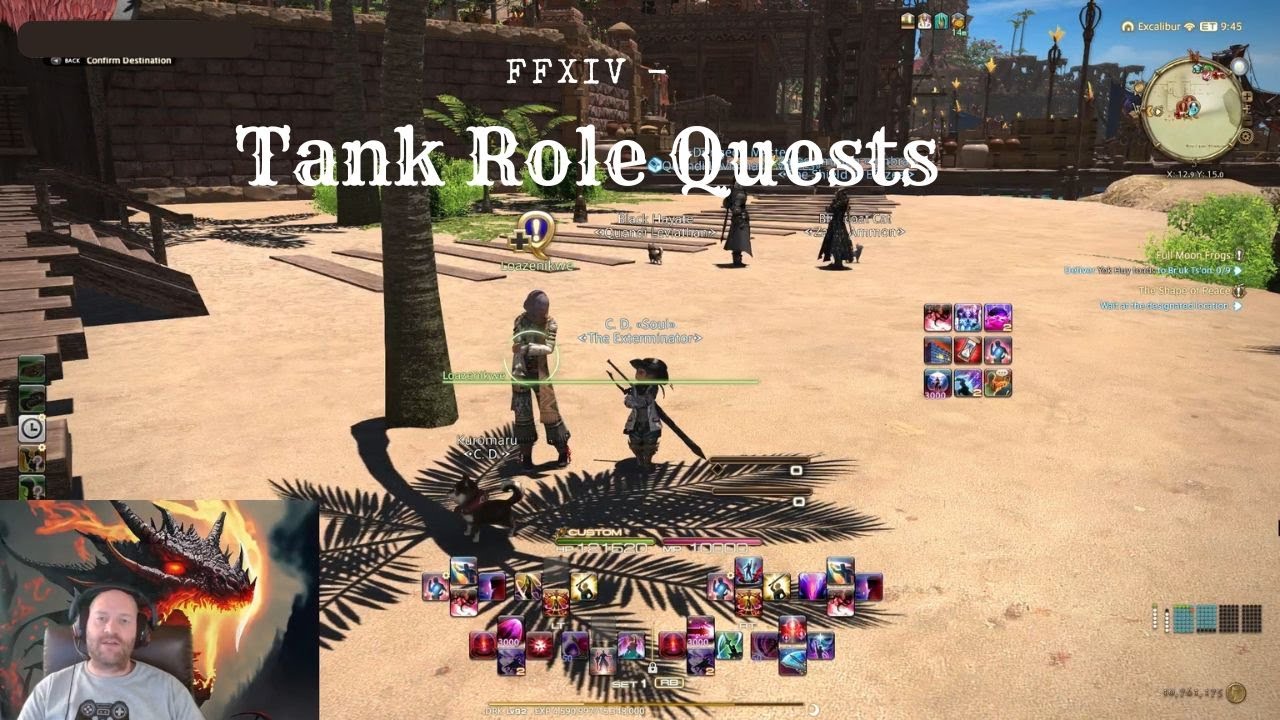 FFXIV - Tank Role Quest 94 & 96 - YouTube