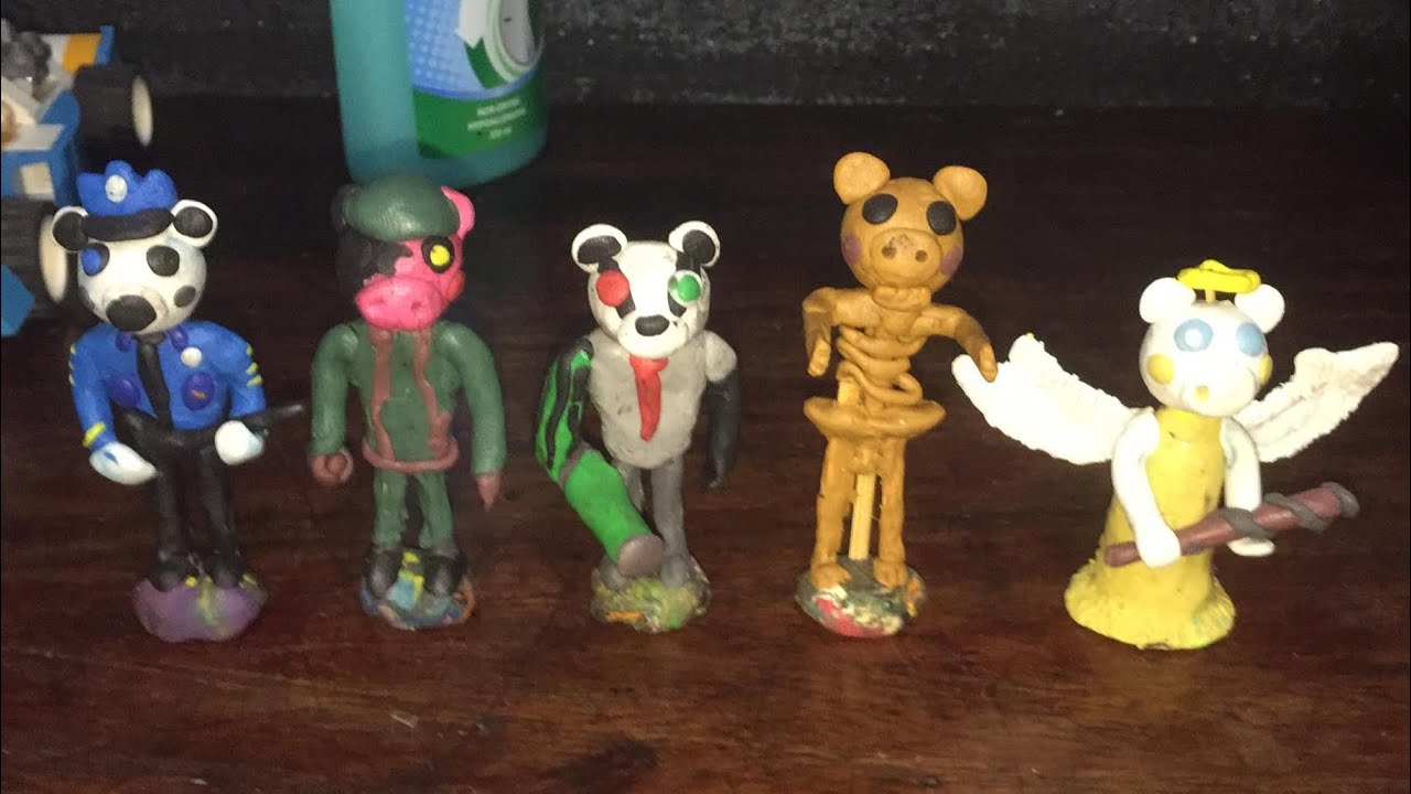 PIGGY ALL MONSTERS , POLEY, SOLDIER, BADGY, SKELLY AND ANGEL 😈😈😈 - YouTube