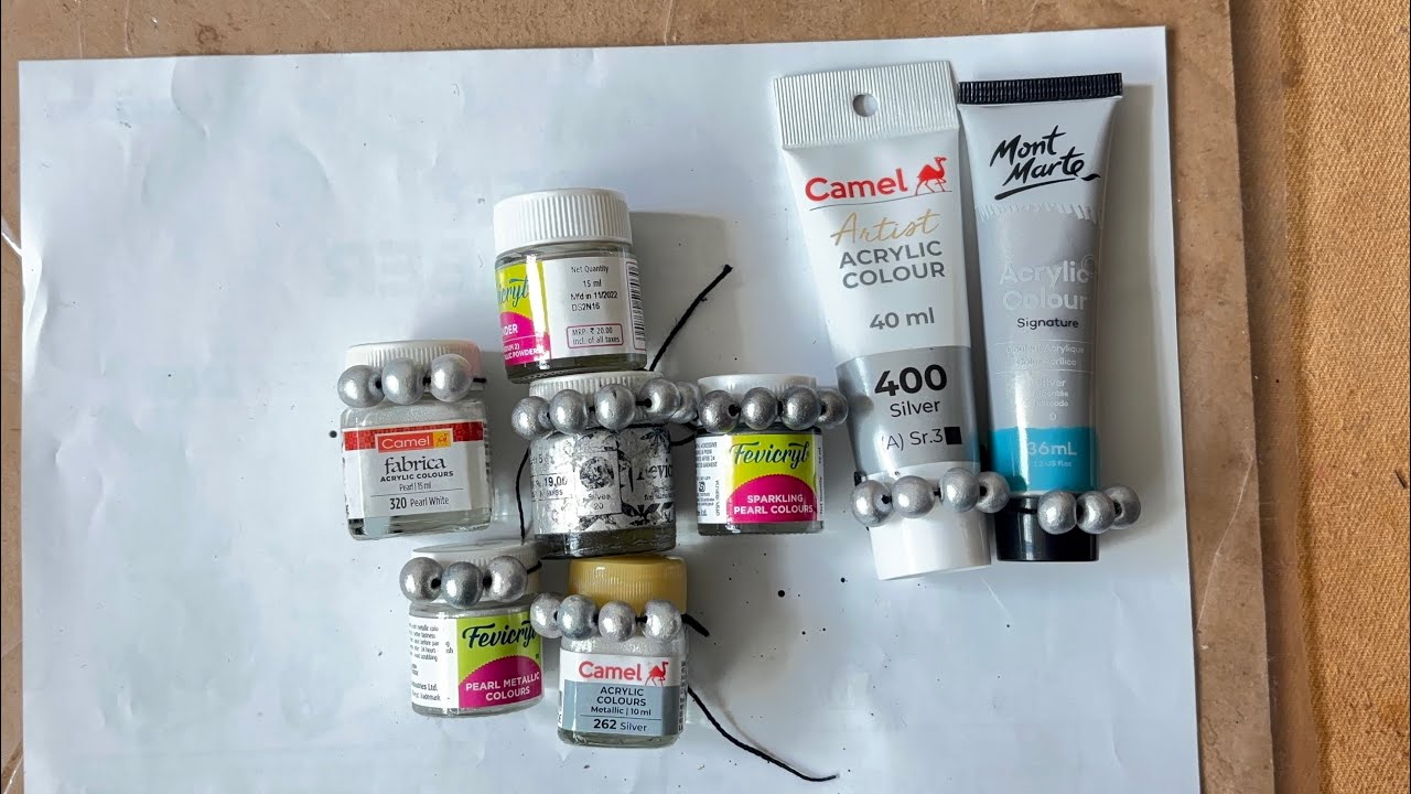 Silver colour and pearl colour paint types and application method ...