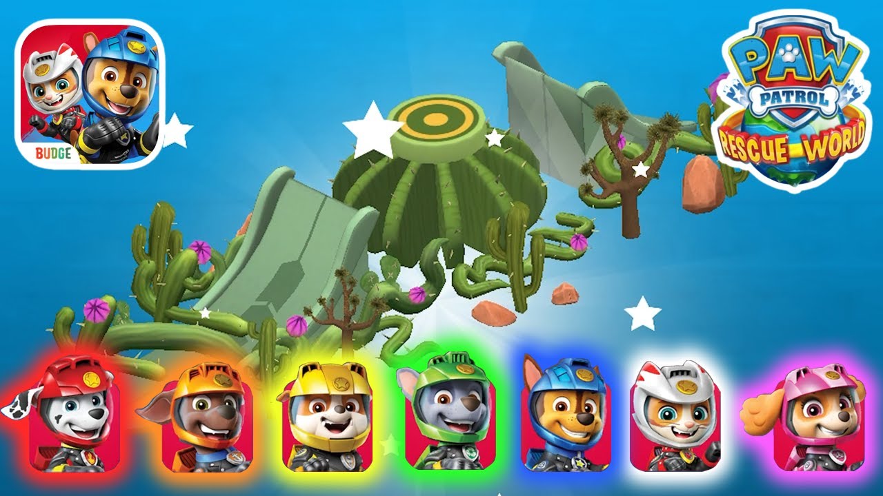 🌈 Paw Patrol Rescue World #138 Wild Cat Moto Update! Get Ready Moto ...
