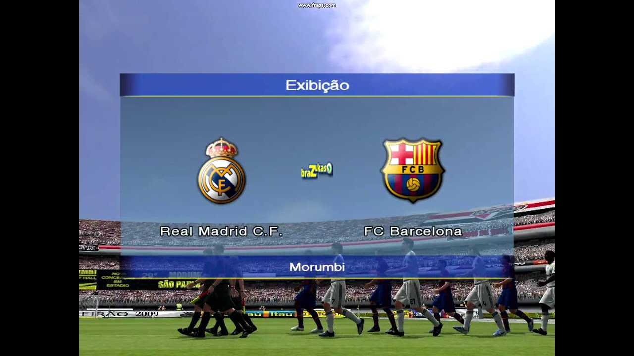 Pro Evolution Soccer 2009 - PES atualizado em junho de 2009 - YouTube