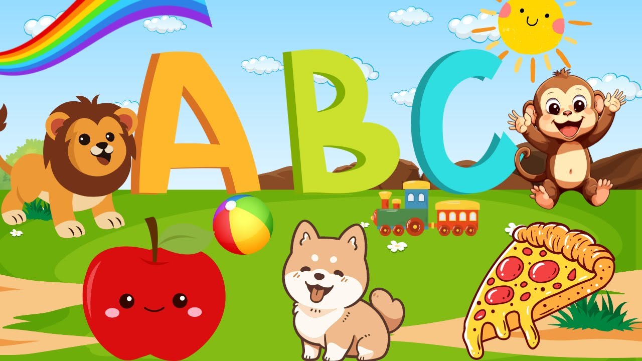 ABC - THE ALPHABET SONG | LEARN EACH LETTER OF THE ALPHABET AND SING ...