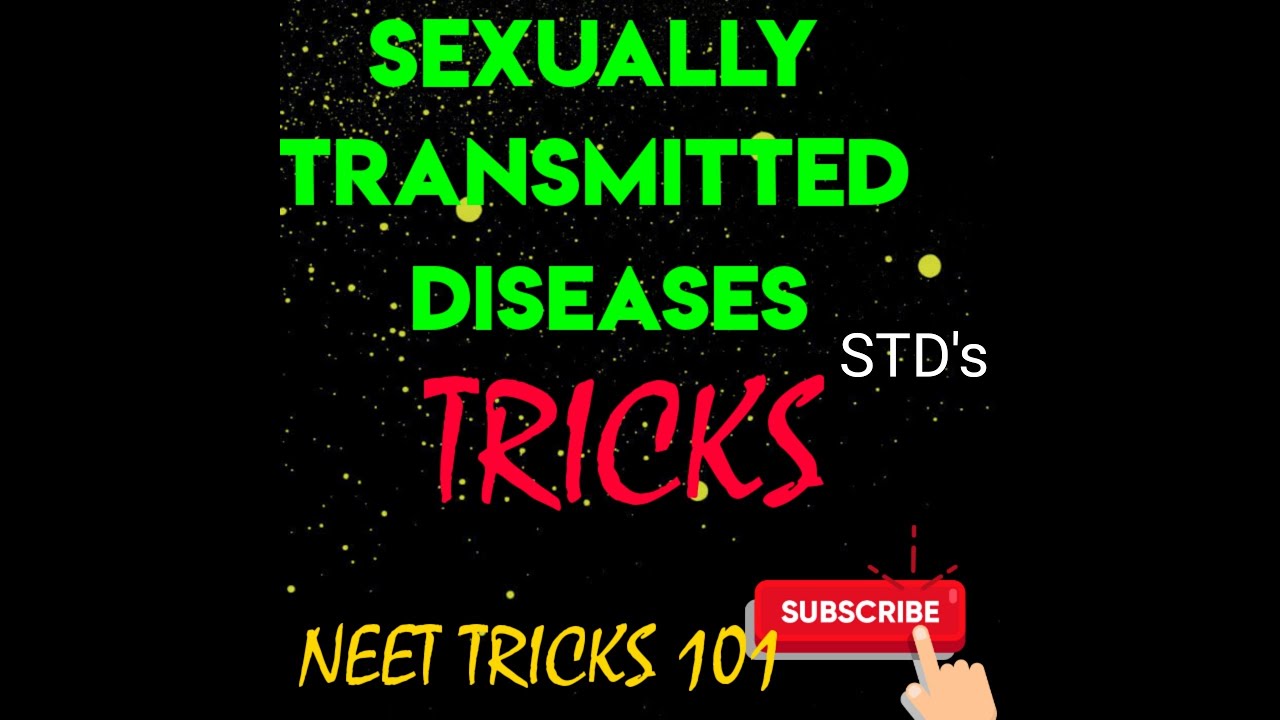 TRICKS FOR SEXUALLY TRANSMITTED DISEASE (STD's) II NCERT TRICKS - YouTube