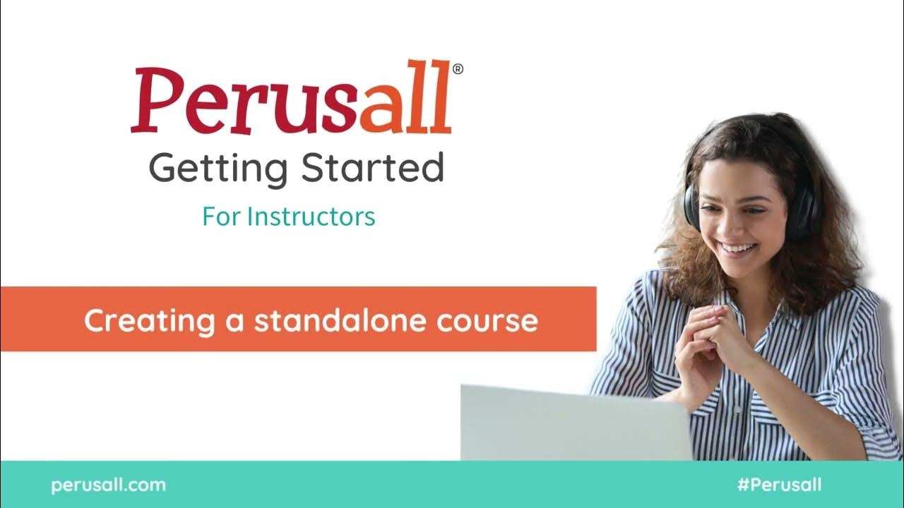 Creating a Standalone Perusall Course | Instructors - YouTube