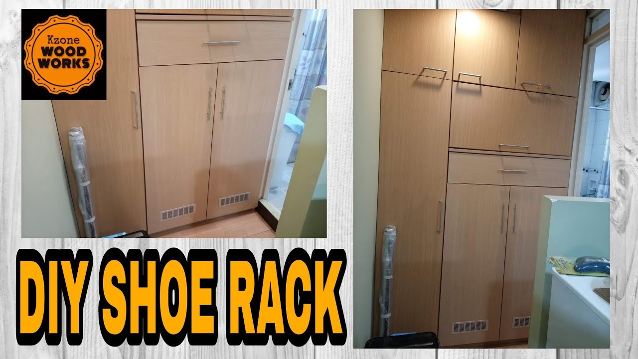 DIY SHOE RACK - YouTube