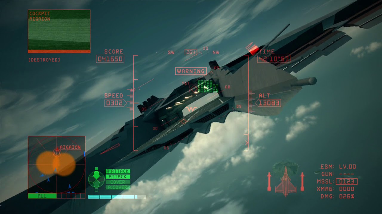 Ace Combat 6: Fires of Liberation - Heavy Command Cruiser (Normal ...