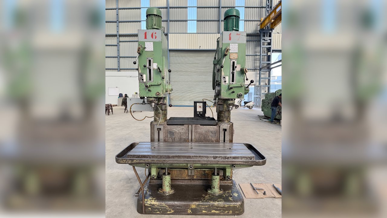 Gang Drilling & Tapping Machine - WMW Germany - 35 mm Capacity - YouTube