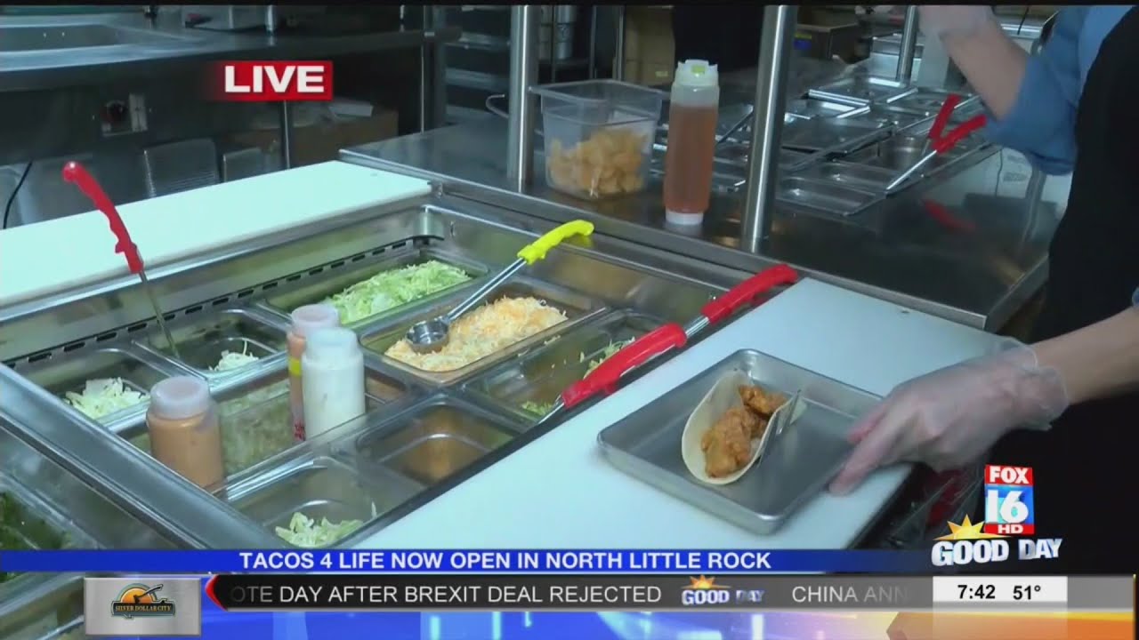 Tacos 4 Life Opens in North Little Rock - YouTube
