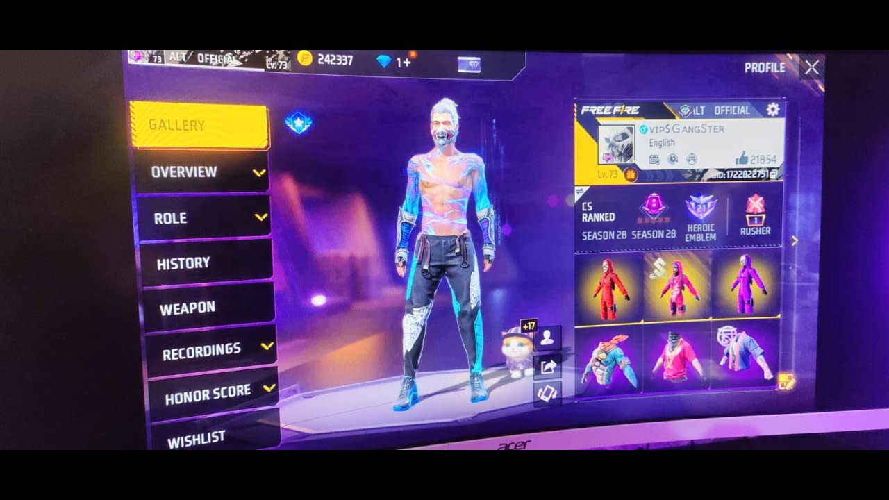 FREEFIRE PC GAMEPLAY LIVE WITH TAHALKA GAMER 1M🔥 Free Fire Live! #ff #freefire - YouTube