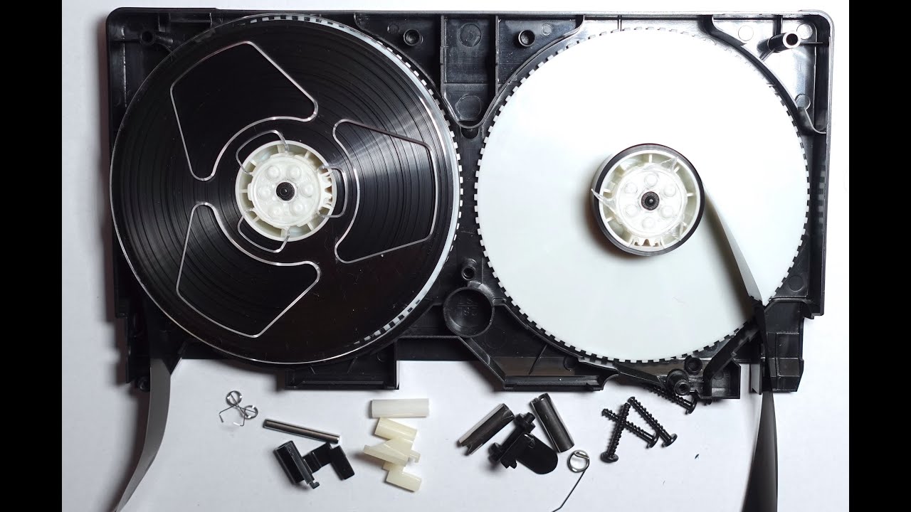 VHS tape disassembly - YouTube